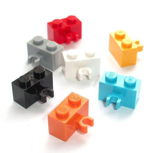 Lego - 1x2 Bricks Vertical Side Clip - Pick Colour & Pack Size - 30237 ...