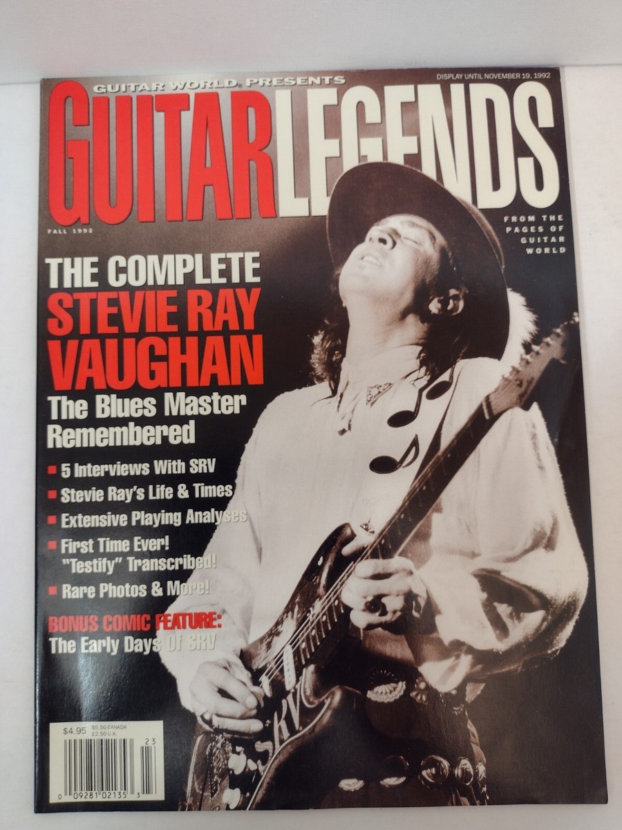 Stevie Ray Vaughan Red Guitar