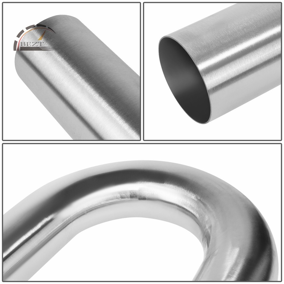 Mandrel U-Bend Pipe Kit 2.5" Stainless Steel DIY Custom Exhaust 180 ...