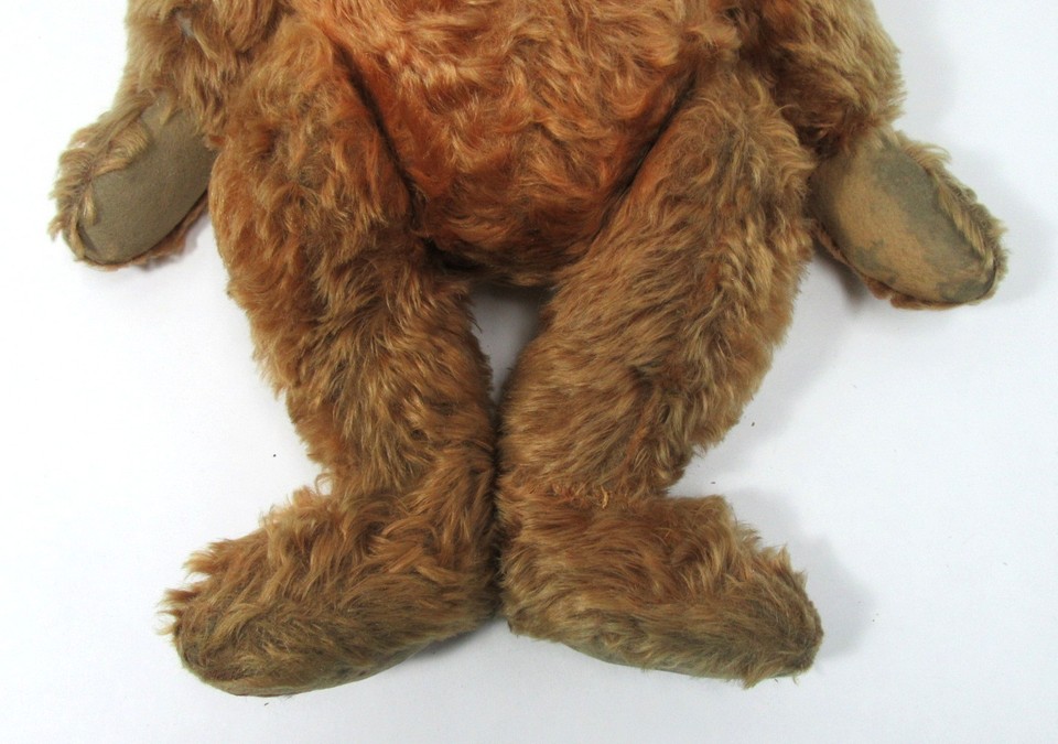 VINTAGE STEIFF? MOHAIR TEDDY BEAR CENTER SEAM HEAD NEEDS REPAIR 20" | eBay