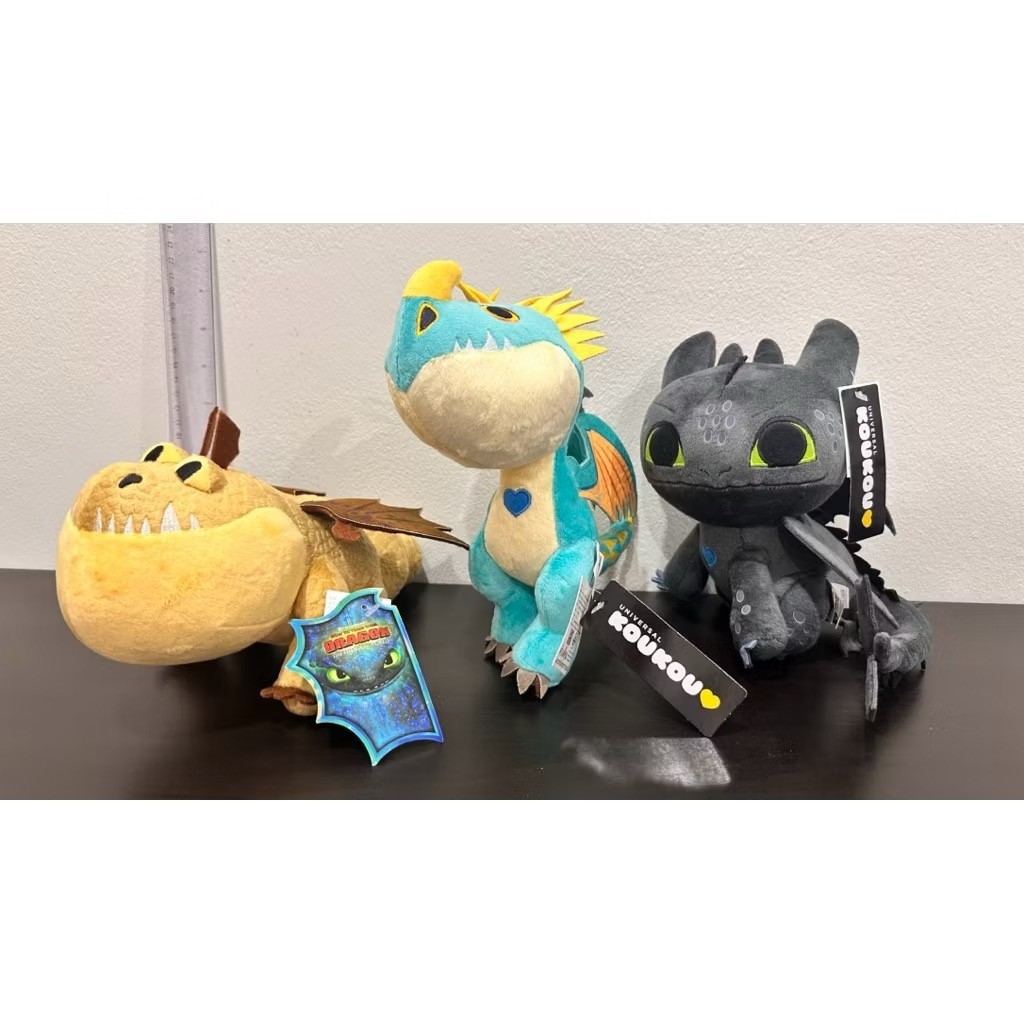 1 SET 7" Authentic Universal KOUKOU LOVE TOOTHLESS LIGHT FURY Doll ...