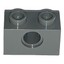 lot of 7 dark grey Lego Technic- 1X2 bricks with hole- combined ship ...
