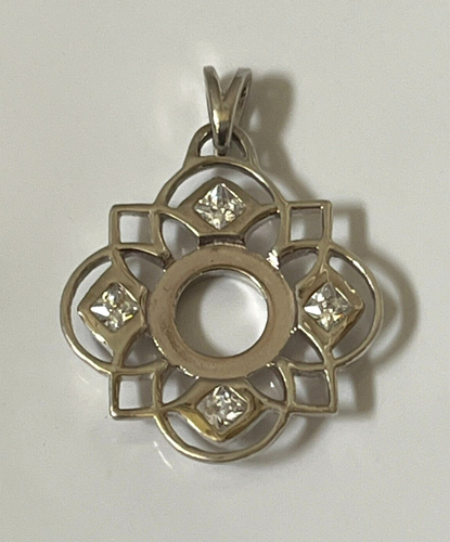 Authentic Kameleon Sterling Silver CZ Destiny Pendant KP040 RARE NWOT ...