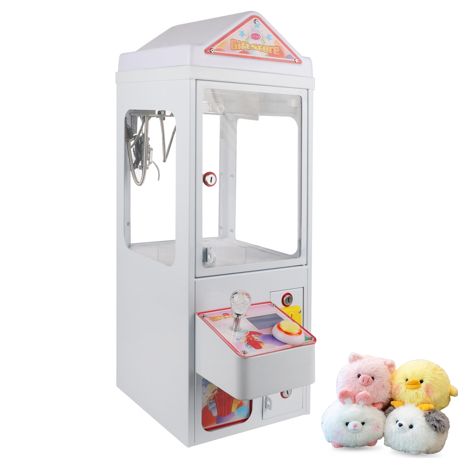 LAKAGO 110V Crane Claw Machine Candy Toy Grabber Catcher for Carnival ...