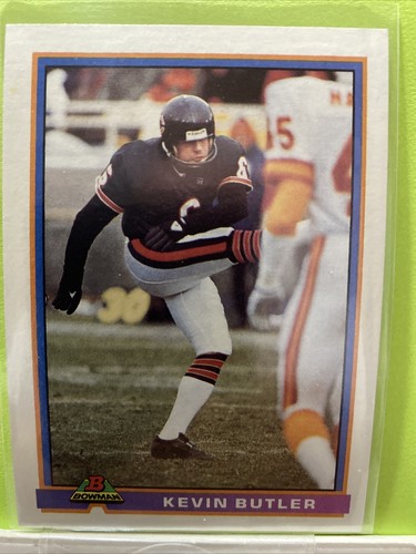 1991 Bowman Kevin Butler Chicago Bears #65 | eBay