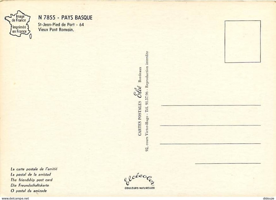 64 - Saint Jean de Pied de Port - Vieux Pont Romain - Carte Neuve - CPM ...