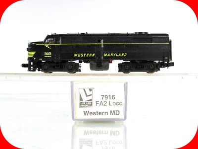 N Scale ***WESTERN MARYLAND*** FA2 Diesel Locomotive, WM 303 ---- Life ...