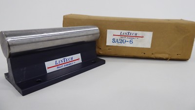 Lintech SA20-6 1 1/4" Linear Shaft 6" long Round Linear Bearing Guide ...