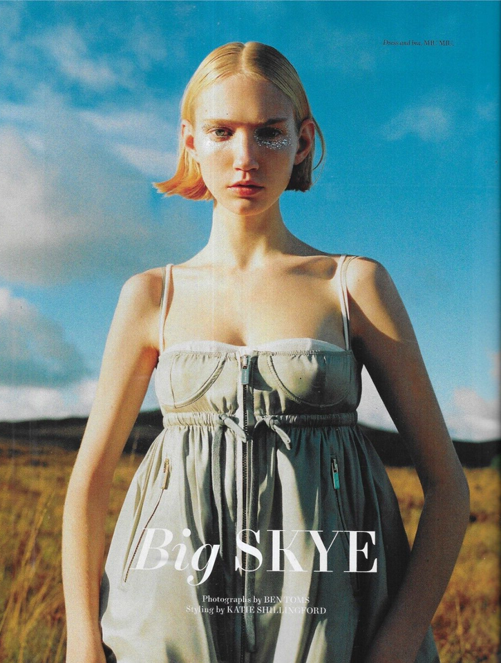 Harper's Bazaar Magazine Brie Larson Summer Fashion Donatella Versace ...