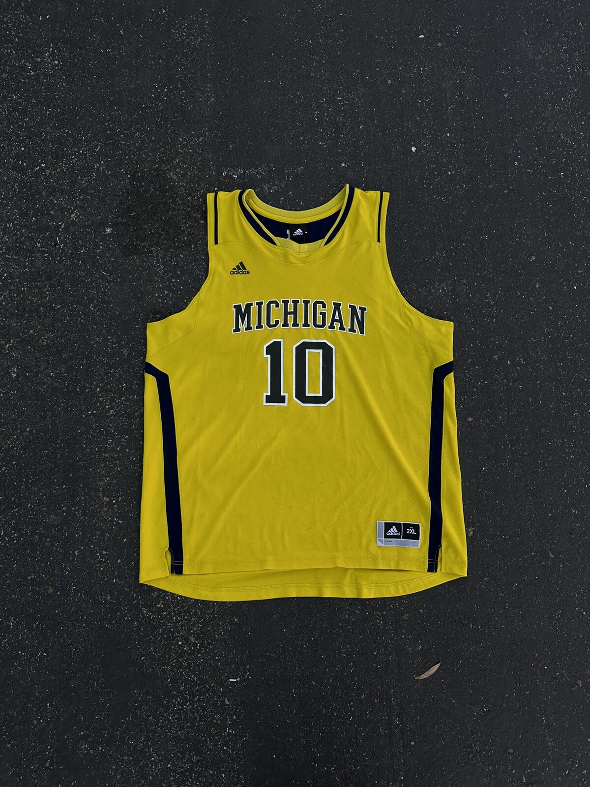 2012 Adidas Maize University of Michigan Basketball Jersey Sz XXL | eBay