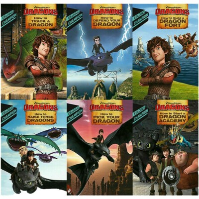 How to Train Your Dragon Dreamworks Colour Early Readers 6 Books ...