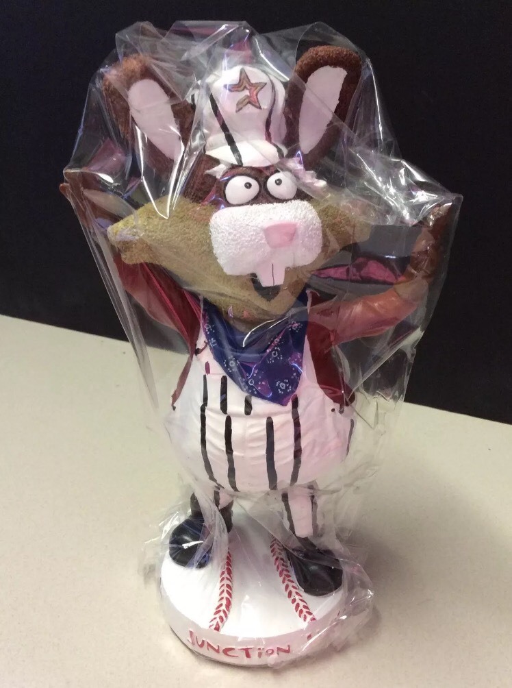 JUNCTION JACK MASCOT HOUSTON ASTROS 2003 KIDS ONLY SGA BOBBLE HEAD VERY ...