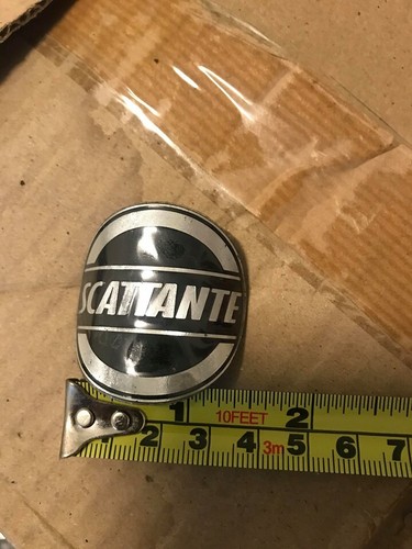 Scattante Cycling Headtube alloy badge - Decal Sticker | eBay