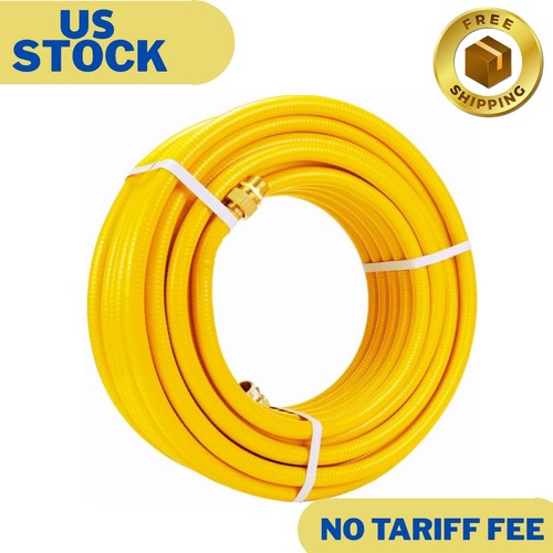 35ft CSST Gas Line 3/4'' Gas Line Flex CSST Gas Pipe Kit with 2 Male ...