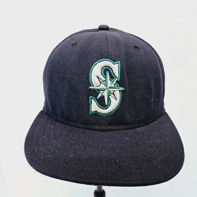 Vintage Seattle Mariners Baseball Team Hat New Era 7 1/8 59Fifty On ...
