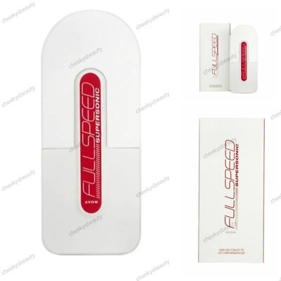 Avon FULL SPEED SUPERSONIC Eau de Toilette 75ml Fragrance for Men,New ...