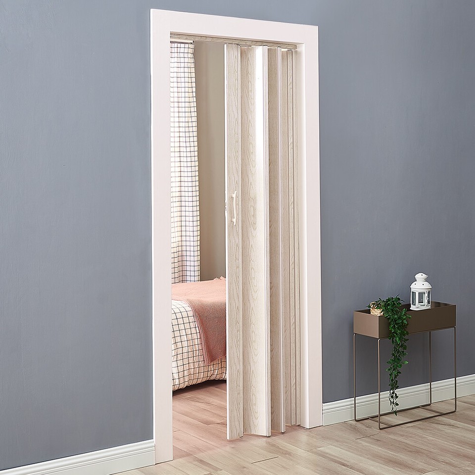 Folding Door Concertina Accordion Plastic Sliding Door Living Room ...