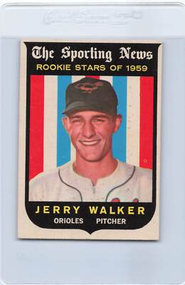 1959 Topps #144 Jerry Walker Orioles NM *7517 | eBay