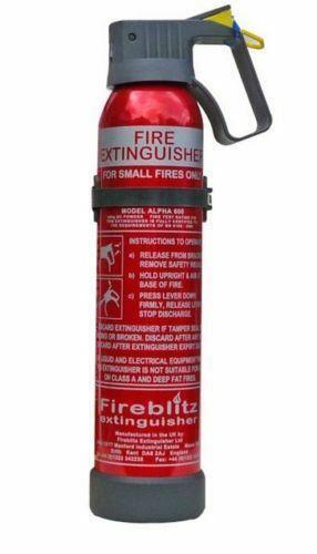Fireblitz Alpha 600 Fire Extinguisher Dry Powder FM20 Caravan Motorhome ...