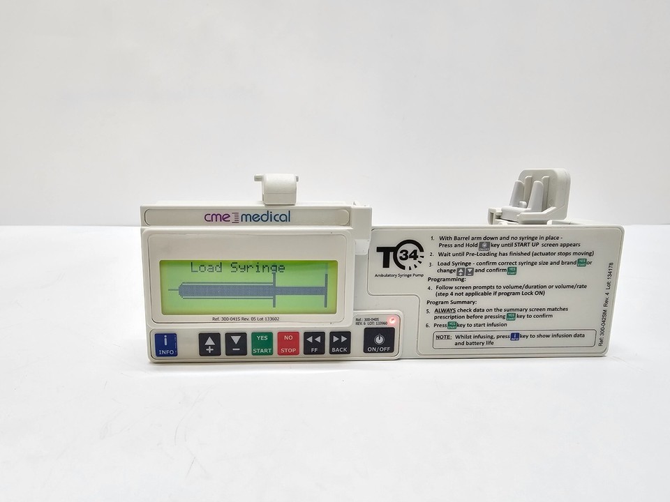 MCKINLEY T 34 SYRINGE PUMP DRIVER SERVICED 24H RATE PUMP DRIVER | eBay UK