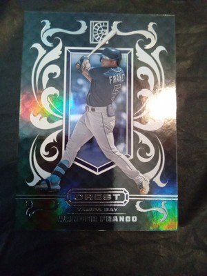 2022 Panini Capstone Wander Franco Crest Insert #C-10 Tampa Bay Rays RC ...