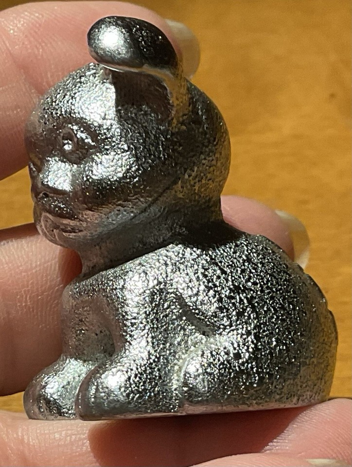 Bucki Carbons Ribbons "Griswald Pup" Cast Iron Dog Paperweight | eBay