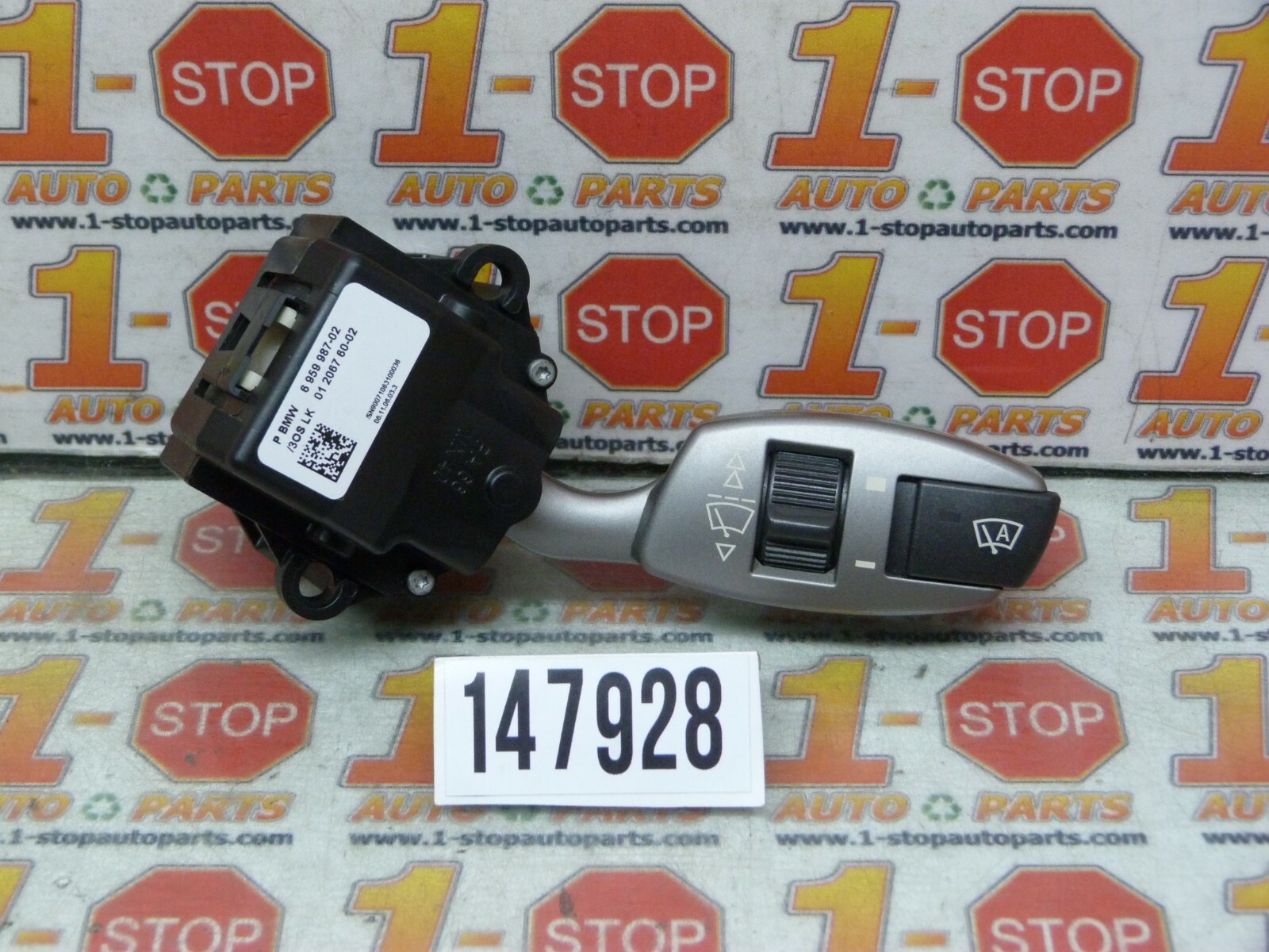 06-08 BMW 750i 760i COLUMN WINDSHIELD WIPER SWITCH W/RAIN SENSOR ...