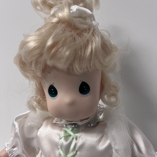 Precious Moments Porcelain Tonya Doll 12in 1994 with Doll Stand | eBay