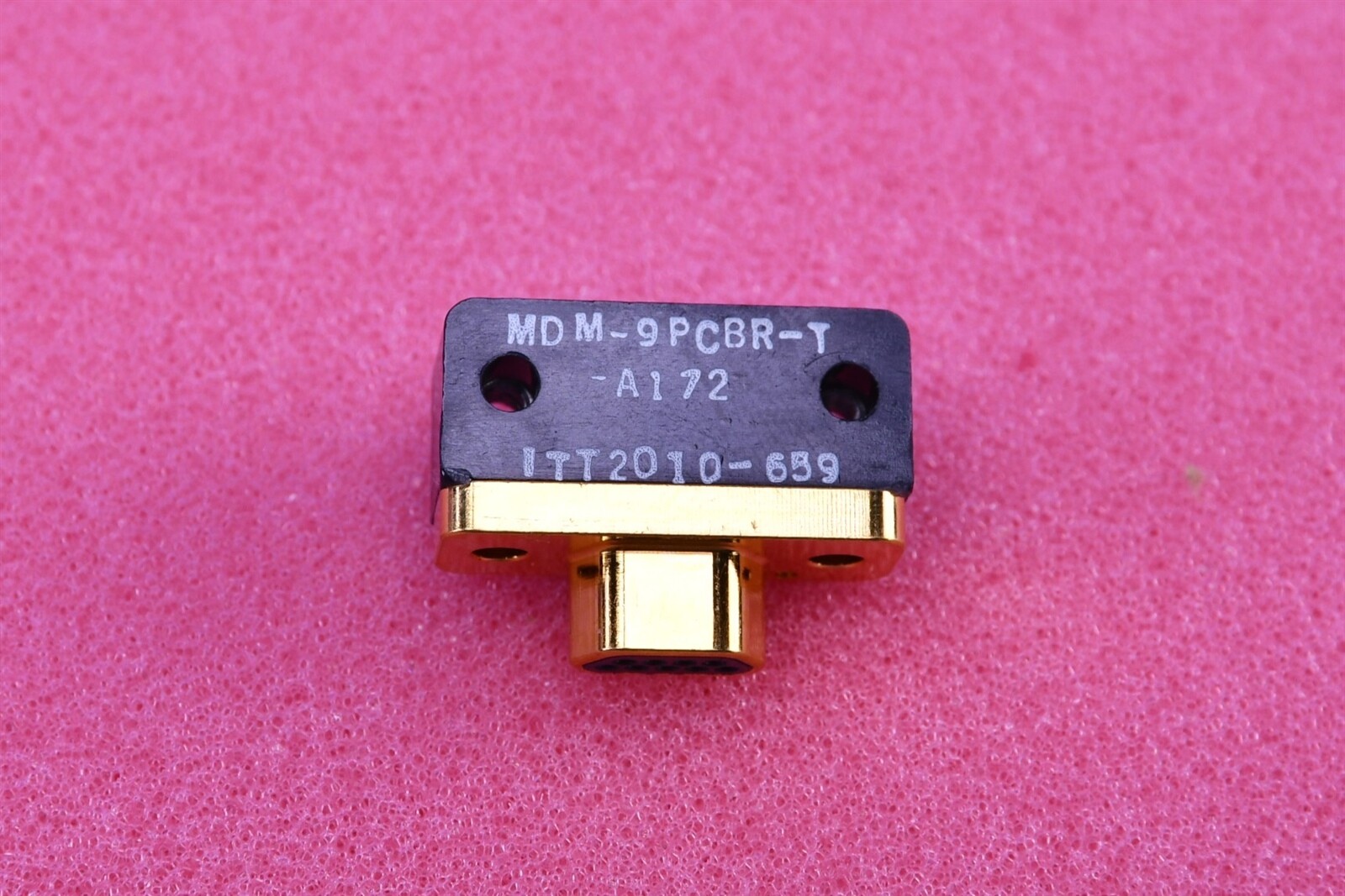 ITT Cannon Mill-Spec Micro D-Sub Gold Connector 9P MDM-9PCBR-T-A172 | eBay