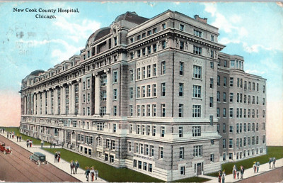 New Cook County Hospital Chicago Illinois Postcard Posted 1916 | eBay