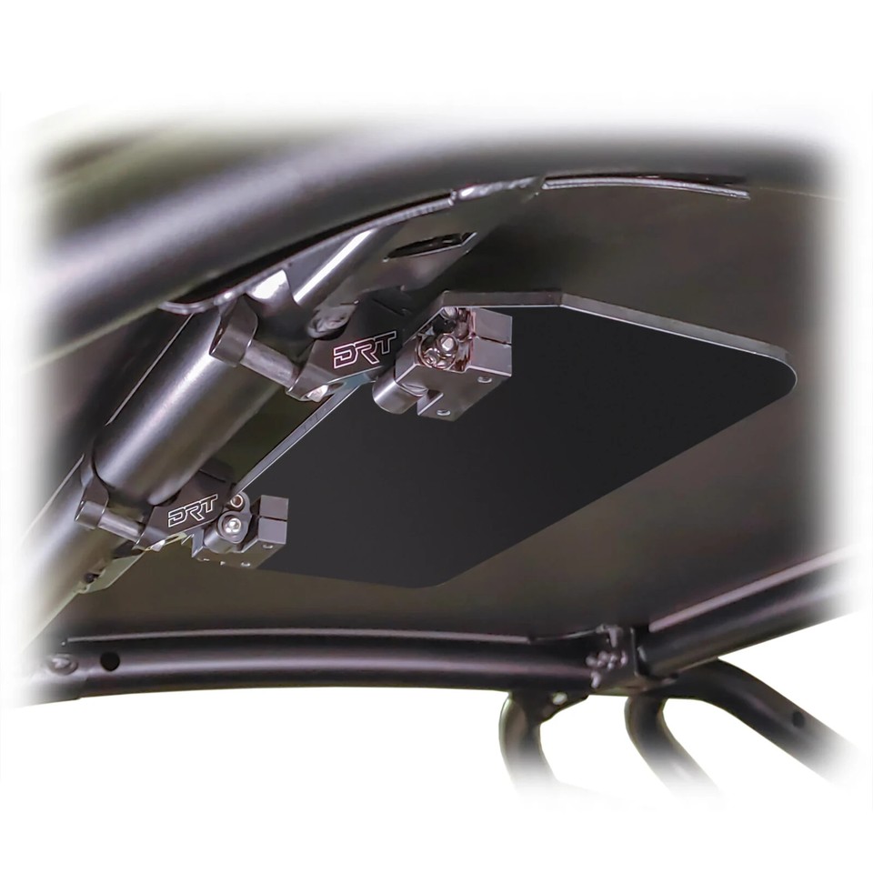 DRT Universal 1.5" UTV SXS Sun Visor Kit RZR Pro Turbo KRX Talon ...
