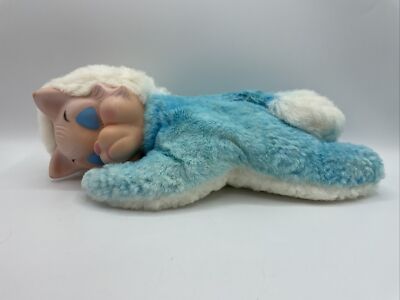 Vtg Rushton or Knickerbocker Blue Sad Pouting Kitty Cat Rubber Face ...