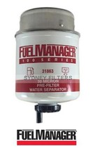 Fuel Manager 31863 Replacement Diesel Water Separator Filter Element 30 ...