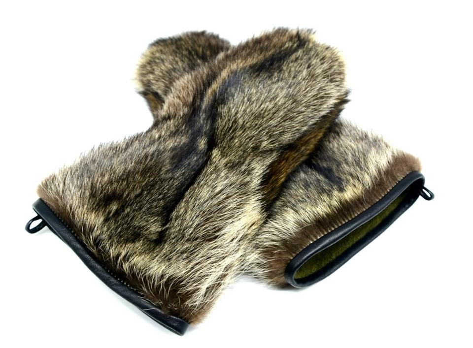 Winter long men's raccoon fur mittens | eBay