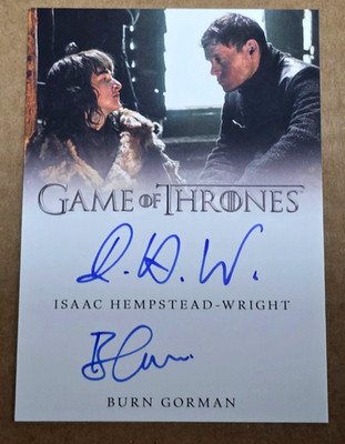 Game of Thrones Iron Anniversary Isaac Hempstead-Wright & Burn Gorman ...