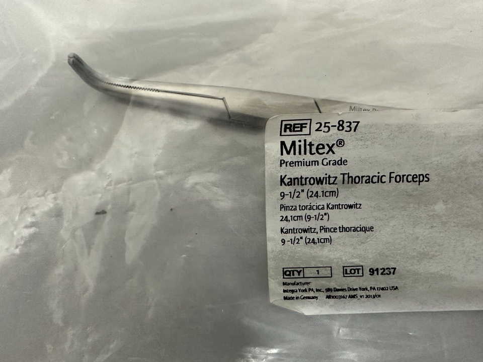Integra Miltex 25-837 Kanktrowitz Thoracic Forceps 9-1/2" | eBay