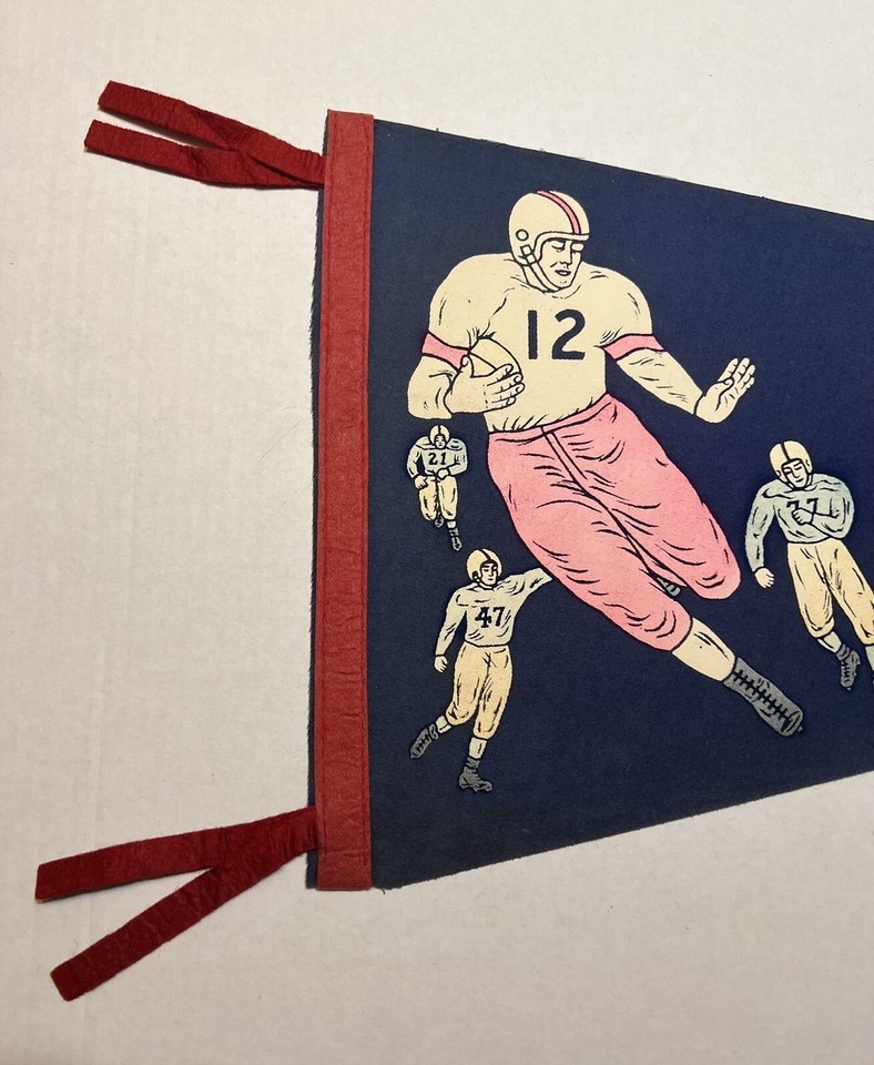 1950s New York Giants Full Size Football Pennant - Beautiful Condition ...