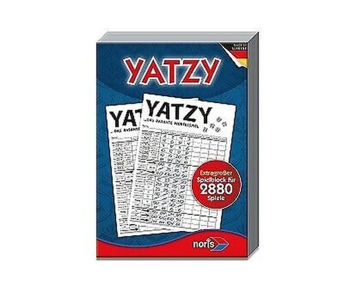 Noris 606194320 - Yahtzee Extra Généreuse Bloc-Notes 4000826043201 | eBay