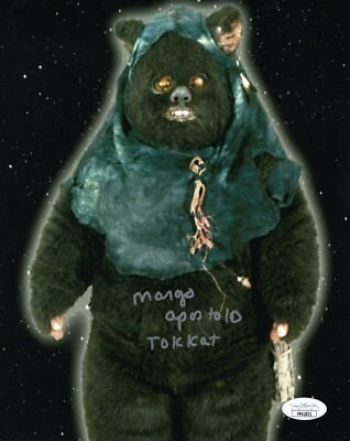 Star Wars- Margo Apostolos signed Tokkat the Ewok 8x10 photo JSA COA | eBay