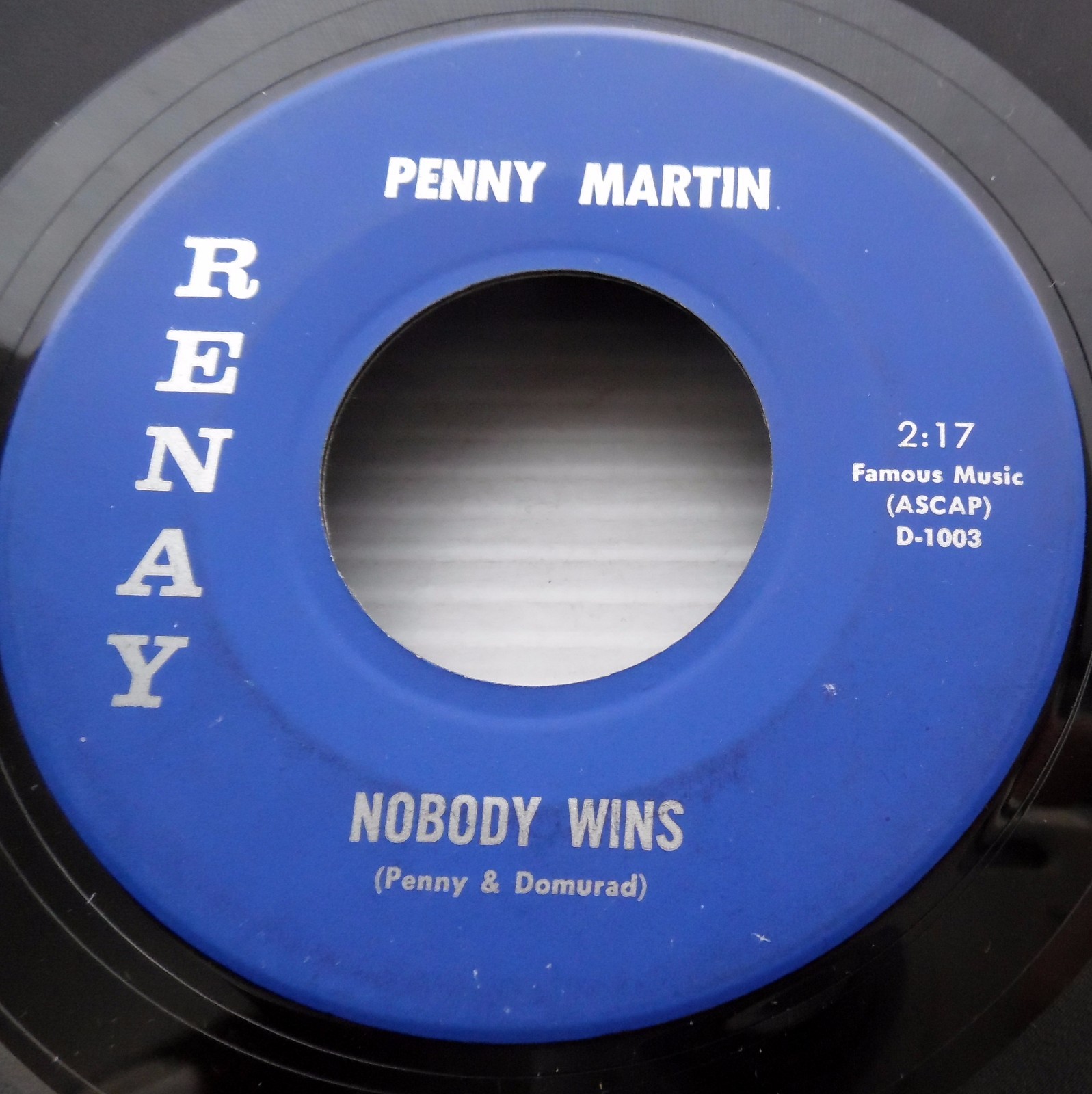 PENNY MARTIN 45 Can I rely on you Nobody wins 60's ? TEEN POPCORN on ...