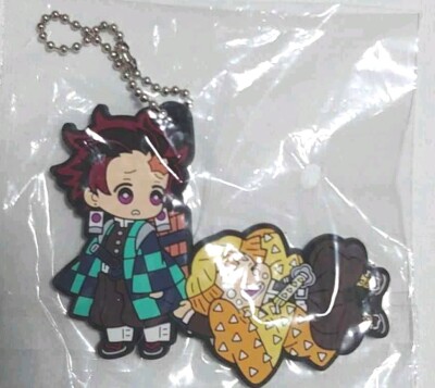 Kimetsu no Yaiba Demon Slayer Buddy Rubber Strap Tanjiro Kamado Zenitsu ...