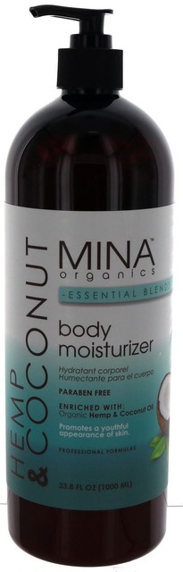 Mina Organics Hemp & Coconut Body Moisturizer Lotion 33.8 Oz EA for ...