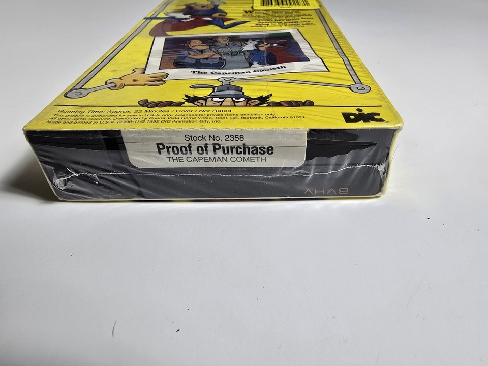 Inspector Gadget VHS Set The Capeman Cometh Brand New Sealed | eBay