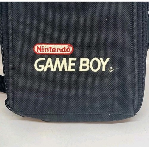 Official Nintendo Original Gameboy DMG Black Carrying Case Bag w/ Strap ...