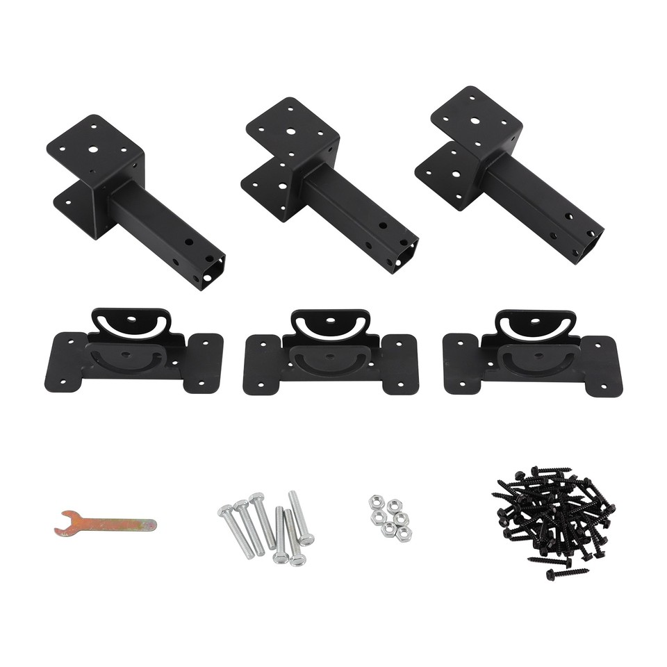 High-class Iron Roof Beam Bracket 180°adjustable Heavy Duty Roof Riser ...