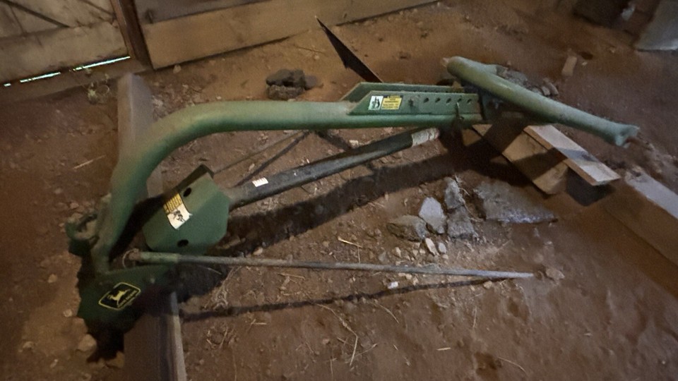 John Deere 3 Point Post Hole Digger Frame with New 10” Auger | eBay