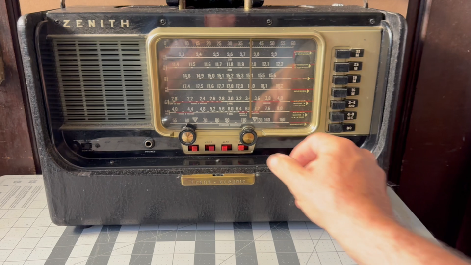 1950s Zenith Trans-Oceanic Super DeLuxe Tube Radio Model L600 Manuals ...