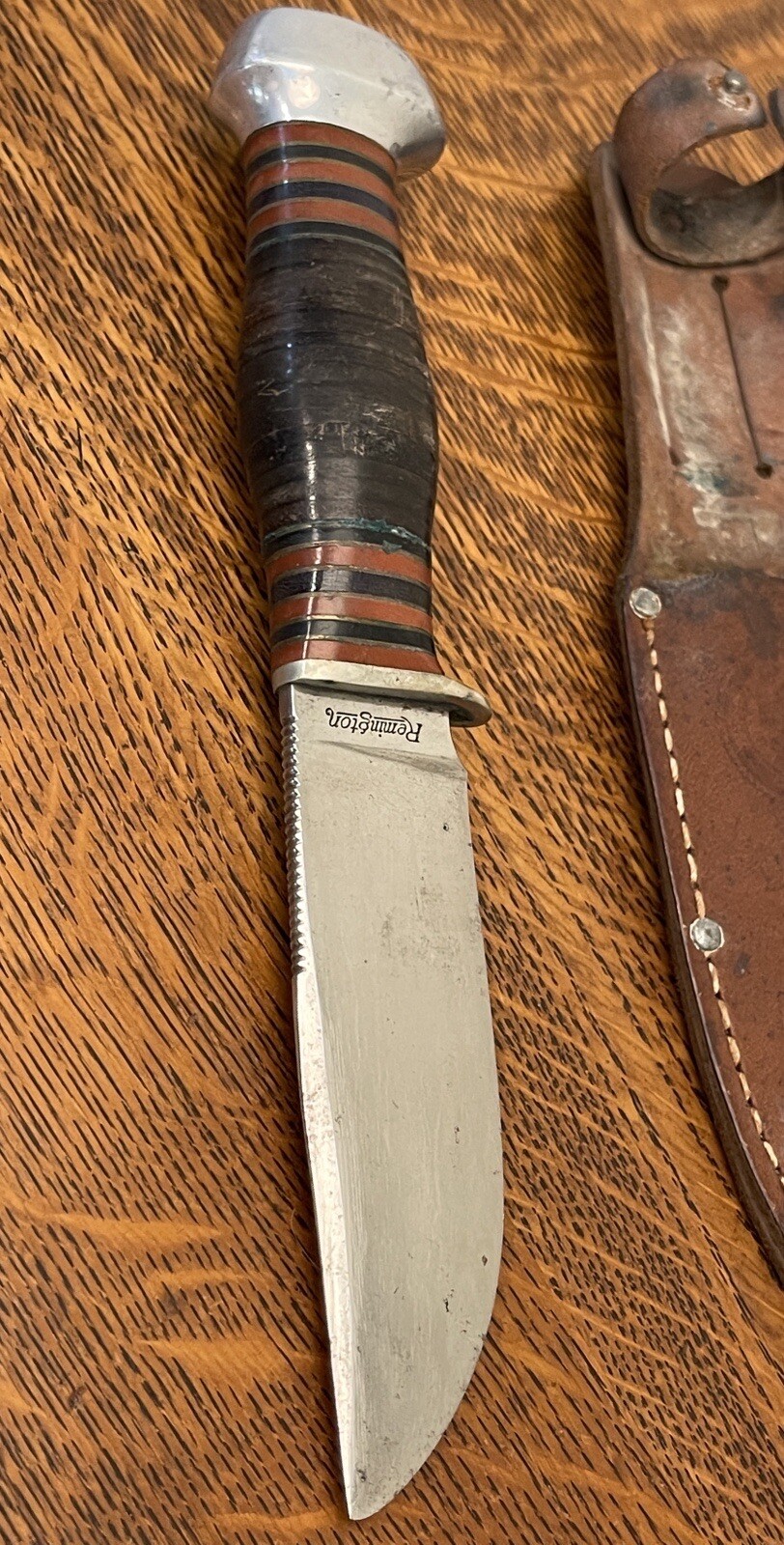 VTG Remington UMC RH33 Fixed Blade Knife w/Sheath 4 1/2” Blade | eBay