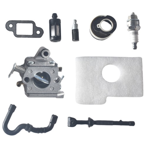 Carburetor Kit For Stihl MS180C MS170 MS180 017 018 Chainsaw W/ Filter ...