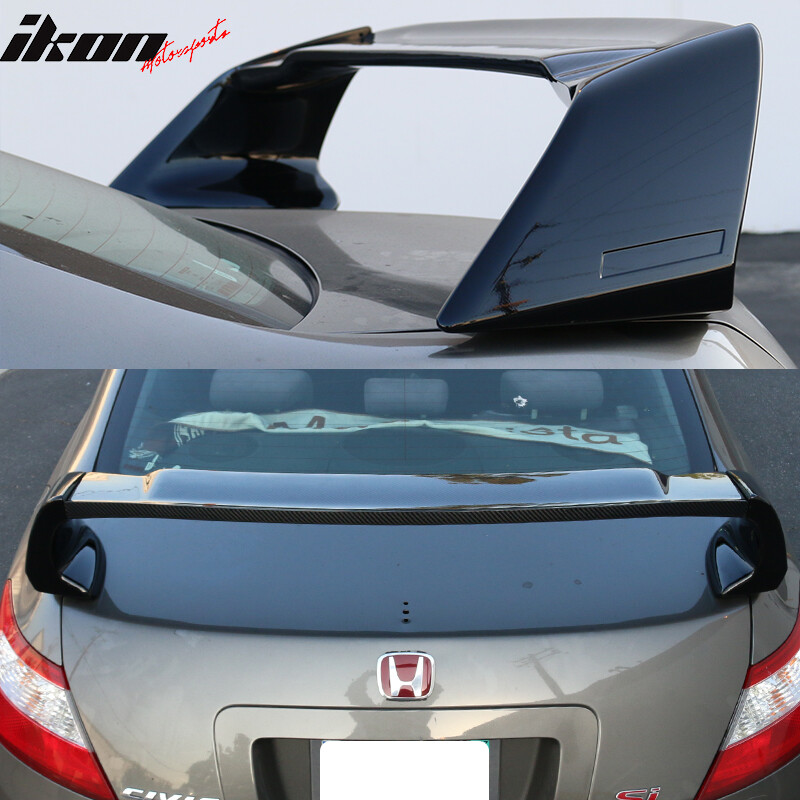 2006-2011 Honda Civic Mugen Style Carbon Fiber CF Trunk Spoiler Painted ...